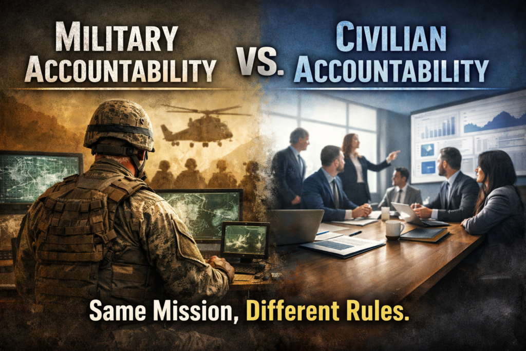 Military Accountability vs. Civilian Accountability - Amy Sindicic